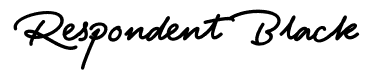 Respondent Black: Free Font Download | MaisFontes