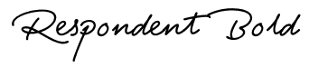 Respondent Bold Font: Free Download | MaisFontes