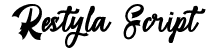 Restyla Script: Free Font Download | MaisFontes