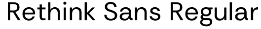 Rethink Sans Regular: Free Font Download | MaisFontes