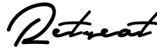 Retreat: Free Font Download | MaisFontes