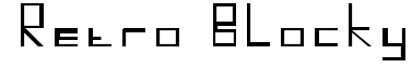 Retro Blocky: Baixar Fonte Grátis | MaisFontes