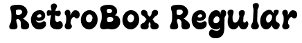 RetroBox Regular Font: Free Download | MaisFontes