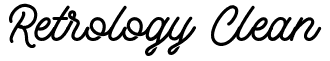 Retrology Clean: Free Font Download | MaisFontes