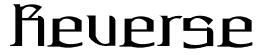 Reverse Font: Free Download | MaisFontes