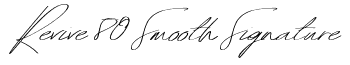Revive 80 Smooth Signature: Free Font Download | MaisFontes
