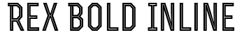Rex Bold Inline: Baixar Fonte Grátis | MaisFontes