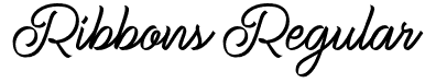 Ribbons Regular: Free Font Download | MaisFontes