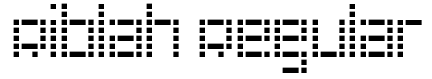 Riblah Regular Font: Free Download | MaisFontes