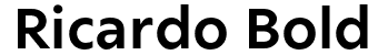 Ricardo Bold: Download Free Font | MaisFontes
