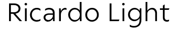 Ricardo Light: Free Font Download | MaisFontes