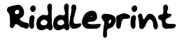 Riddleprint: Free Font Download | MaisFontes