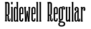 Ridewell Regular: Free Font Download | MaisFontes