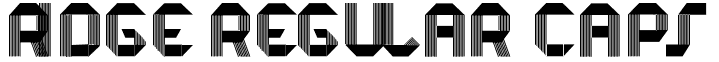 RIDGE REGULAR CAPS: Free Font Download | MaisFontes