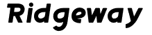Ridgeway: Free Font Download | MaisFontes