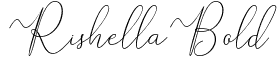 Rishella Bold: Free Font Download | MaisFontes