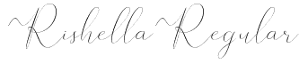 Rishella Regular: Free Font Download | MaisFontes