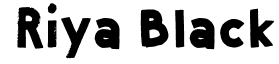 Riya Black Font: Free Download | MaisFontes