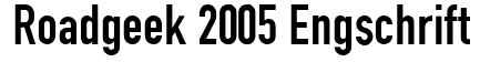 Roadgeek 2005 Arrows 1: Baixar Fonte Grátis | MaisFontes