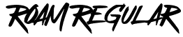 Roam Regular Font: Free Download | MaisFontes