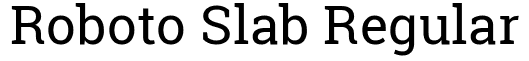 Roboto Slab Regular: Baixar Fonte Grátis | MaisFontes