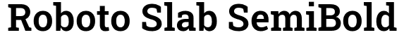 Roboto Slab SemiBold Font: Free Download | MaisFontes