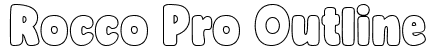 Rocco Pro Outline: Free Font Download | MaisFontes