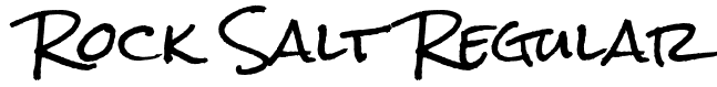 Rock Salt Regular: Free Font Download | MaisFontes