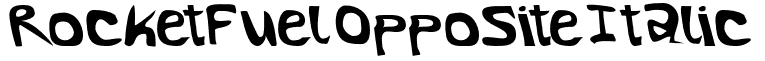 RocketFuel Opposite Italic: Free Font Download | MaisFontes