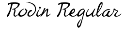 Rodin Regular Font: Free Download | MaisFontes