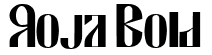 Roja Bold Font: Free Download | MaisFontes