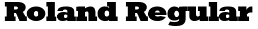 Roland Regular Font: Free Download | MaisFontes