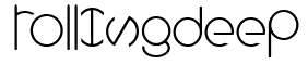 Rollingdeep: Free Font Download | MaisFontes