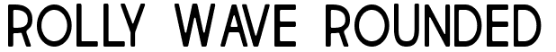 Rolly Wave Rounded Font: Free Download | MaisFontes