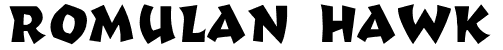 ROMULAN HAWK: Free Font Download | MaisFontes