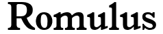 Romulus Font: Free Download | MaisFontes