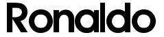 Ronaldo: Free Font Download | MaisFontes