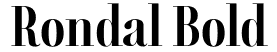 Rondal Bold: Free Font Download | MaisFontes