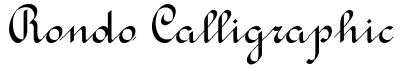 Rondo Calligraphic Font: Free Download | MaisFontes