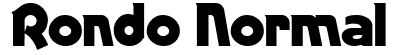 Rondo Normal: Free Font Download | MaisFontes