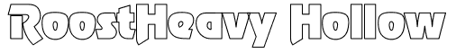 RoostHeavy Hollow: Free Font Download | MaisFontes