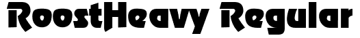 RoostHeavy Regular: Free Font Download | MaisFontes