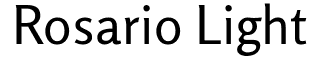 Rosario: Free Font Download | MaisFontes