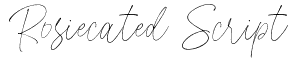 Rosiecated Script: Free Font Download | MaisFontes