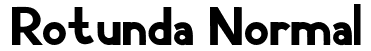 Rotunda Normal: Free Font Download | MaisFontes