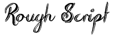 Rough Script: Free Font Download | MaisFontes