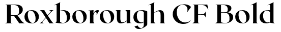 Roxborough CF Font Family: Free Download | MaisFontes