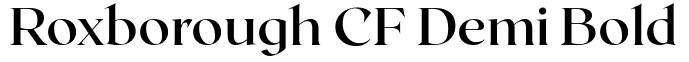 Roxborough CF Font Family: Free Download | MaisFontes