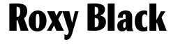 Roxy Black: Free Font Download | MaisFontes