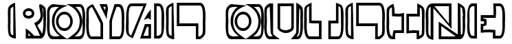 Royal Outline Font: Free Download | MaisFontes
